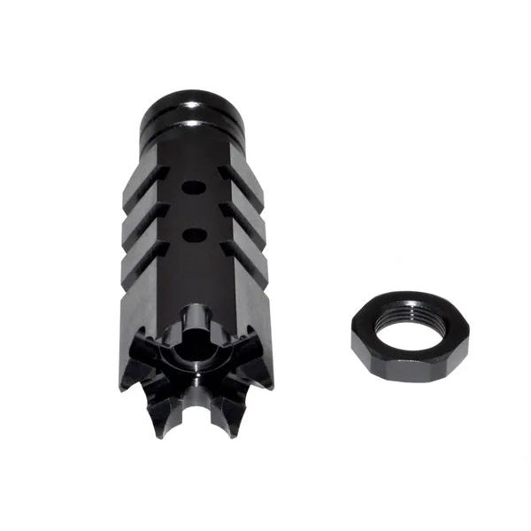 49/64x20 Shark Style Muzzle Brake For .50 Beowulf, Steel, Black – TACPOOL