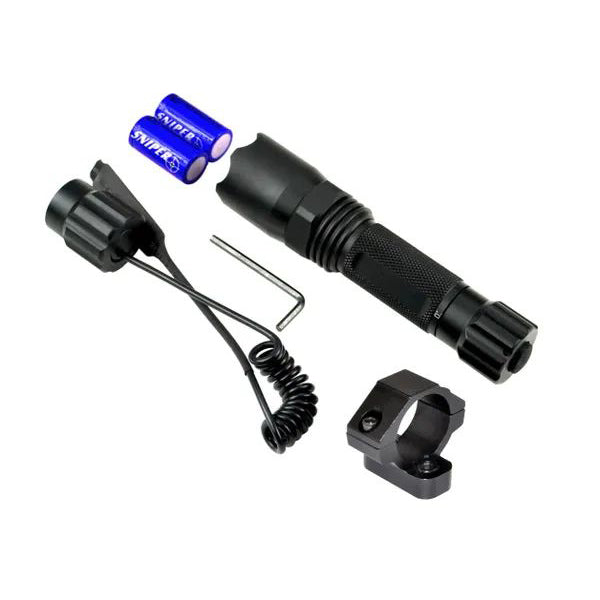 Tactical LEDFlashlight With Keymod Ring & Remote Pressure Switch, 260 ...