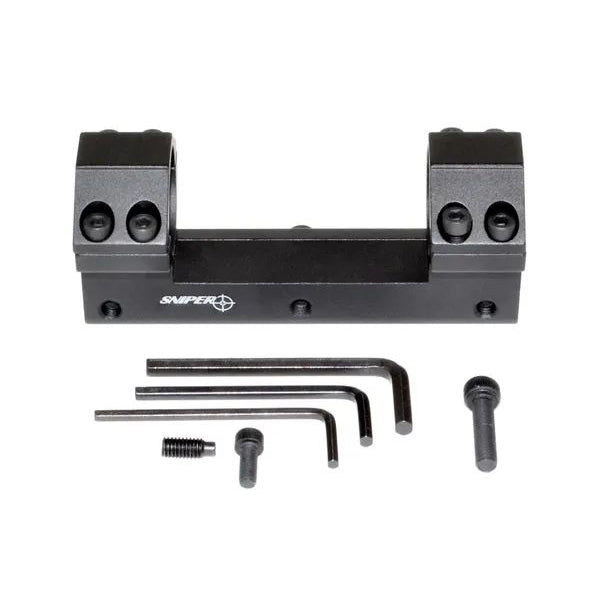 Dovetail 1" 1 Inch Medium Profile Scope Mount For Dovetail Rail 9mm 11 ...